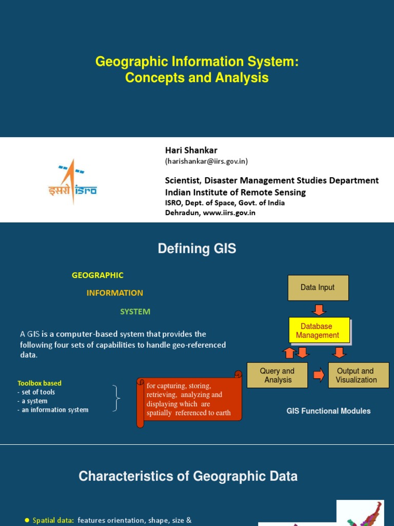 GIS Concepts and Data Analysis Guide | PDF | Spatial Analysis ...