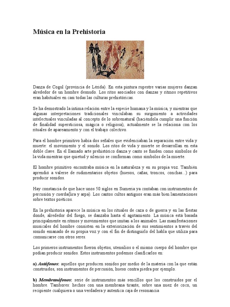 Música y rituales en la prehistoria | PDF | Johannes Brahms | Robert ...