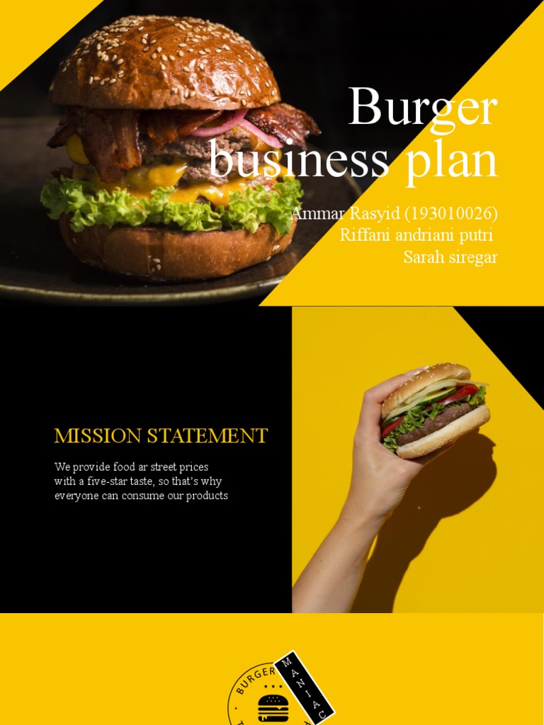 Burger Lovers Business Plan | PDF | Cooking | Food And Drink