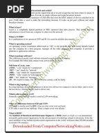 Network+ Exam Cram Study Sheet | PDF | Network Switch | Public Key ...
