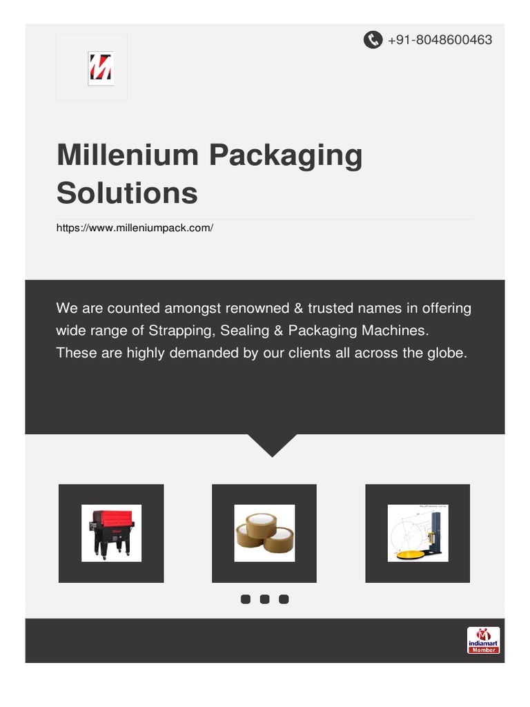 Millenium Packaging Solutions | PDF | Packaging And Labeling | Freight Transport