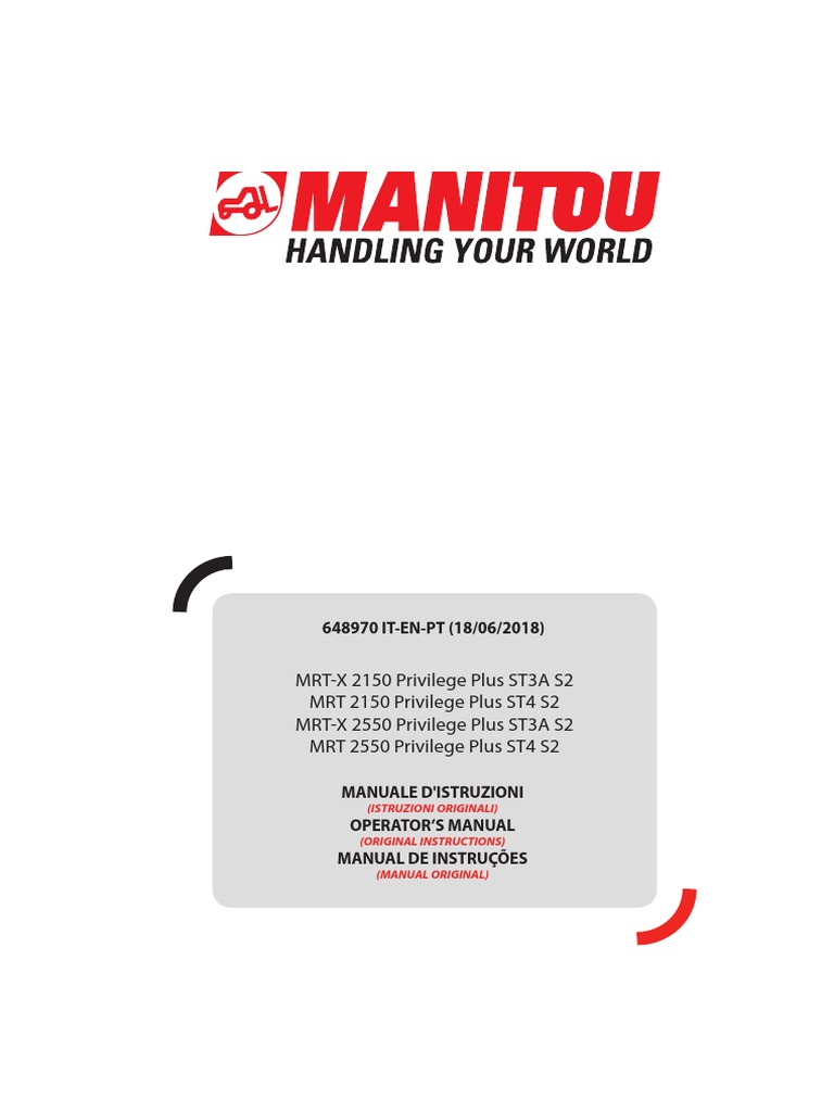 Manual MRT 2550 | PDF | Business