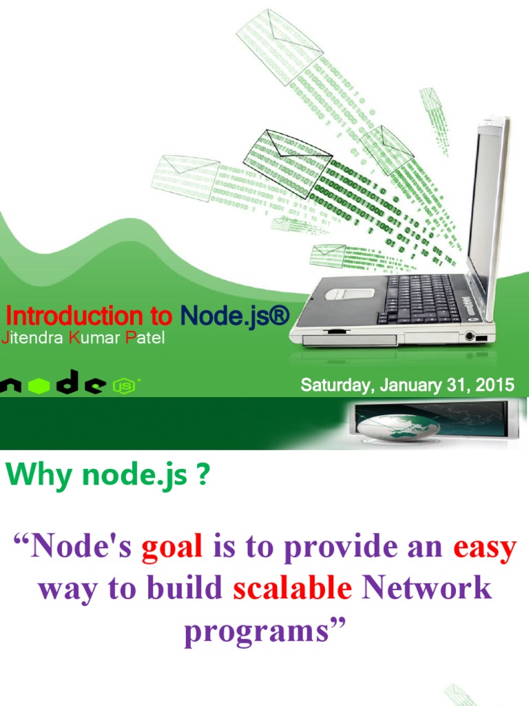 Node - JS®: Introduction To | PDF | Java Script | Representational State Transfer