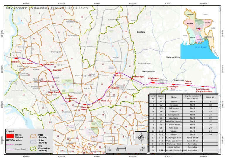 Map of MRT Line-5 South | PDF
