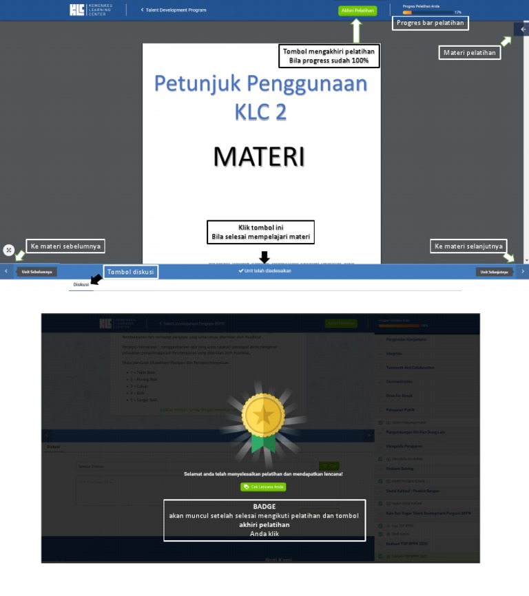 Petunjuk KLC 2 | PDF