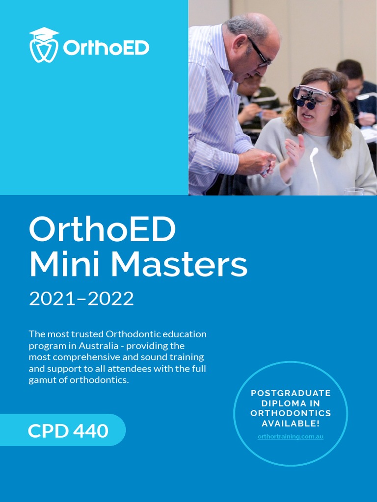 Mini Masters Short Brochure Digital 2021 Fa | PDF | Orthodontics