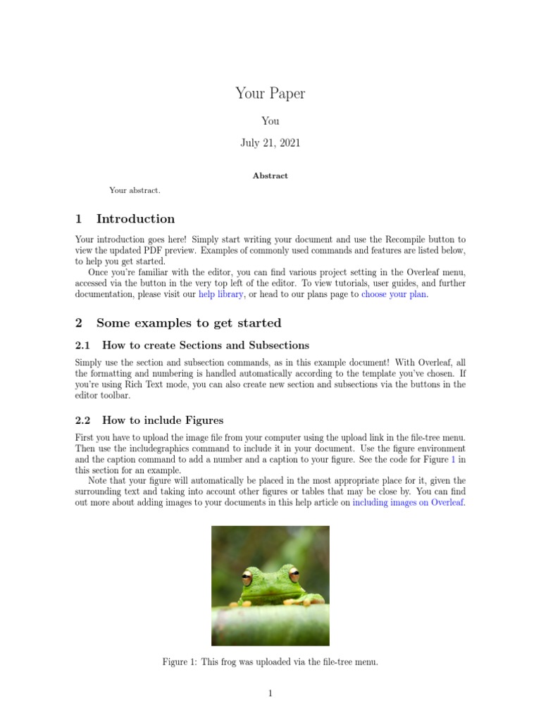My Paper Template Latex | PDF | Software Engineering | Computing