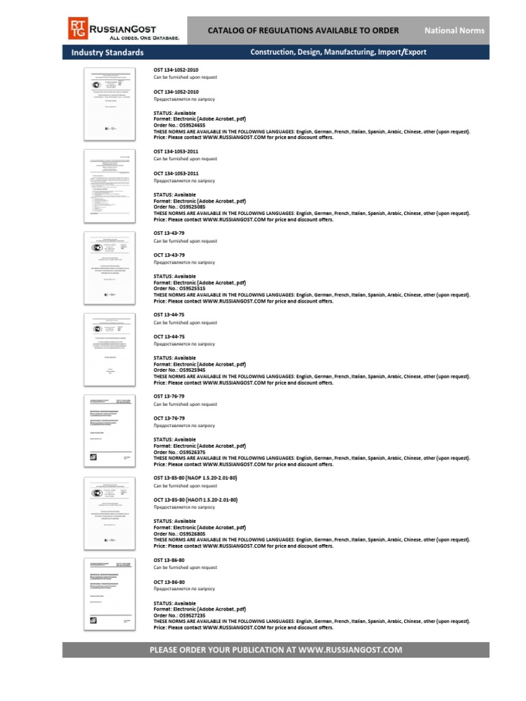 OFFICIAL CATALOG 4355 (Order Your Norms, Standards, Directives HERE) | PDF | Business | Computers