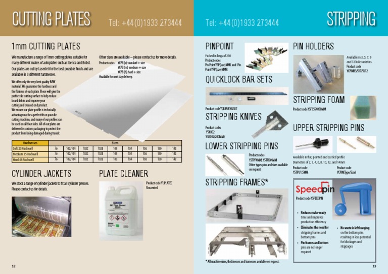 Cutting Plates | PDF | Secondary Sector Of The Economy | Tools