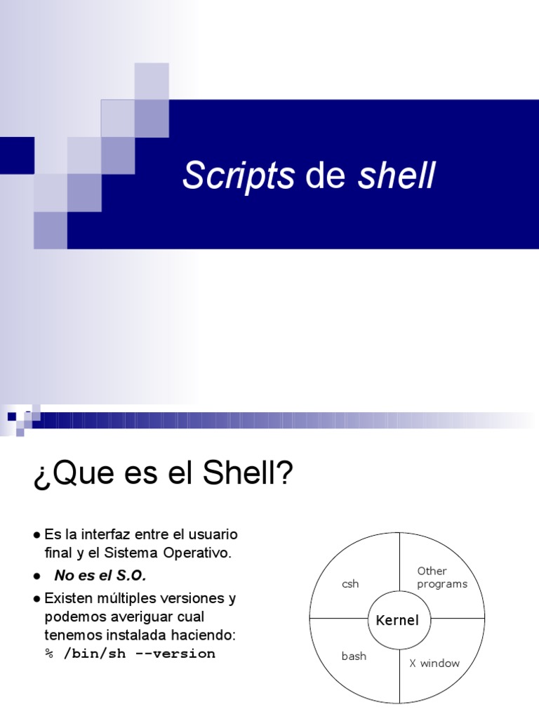 Scripts de Shell en Linux | PDF | Programación de computadoras | Ingeniería de software