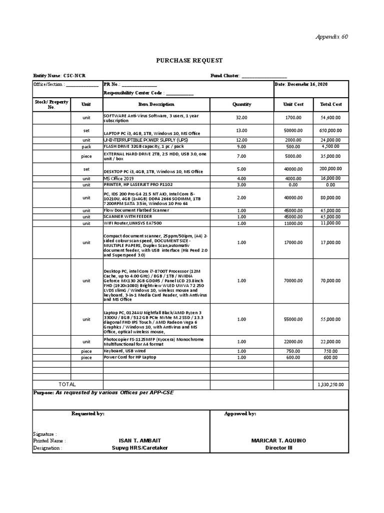 Appendix 60 - PR | Download Free PDF | Printer (Computing) | Personal ...