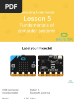 Microbit Labelled Worksheet | PDF