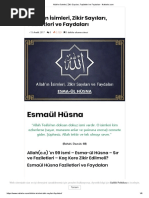 Ebced Tablosu Ve Esmalar | PDF