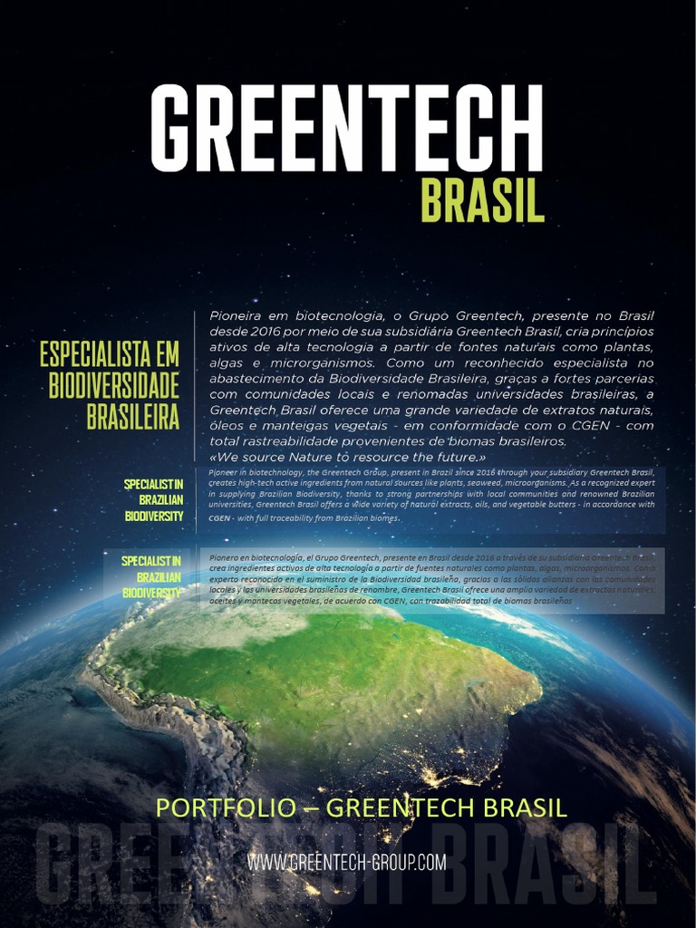 Greentech Brazil Extracts - Plant Content Table (3 Idiomas) | PDF ...