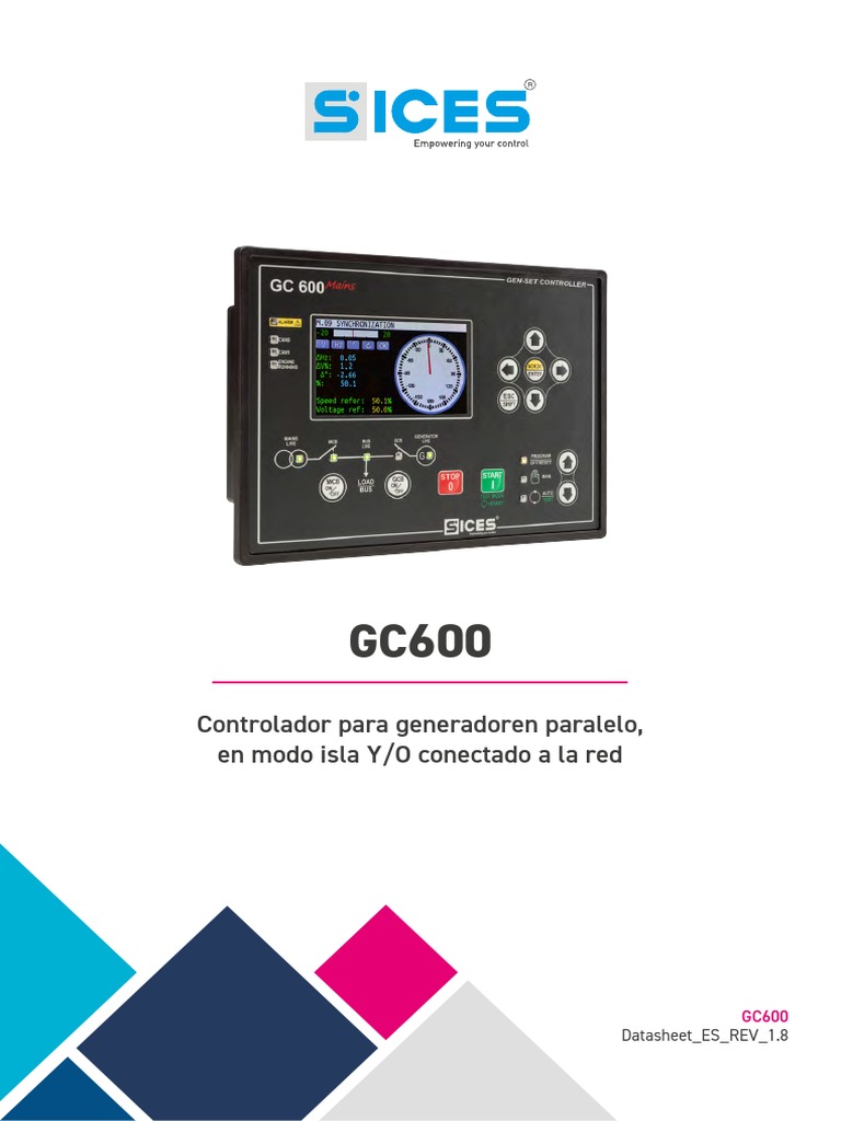 GC600 Datasheet ES REV-1.8 | PDF | Controlador lógico programable ...