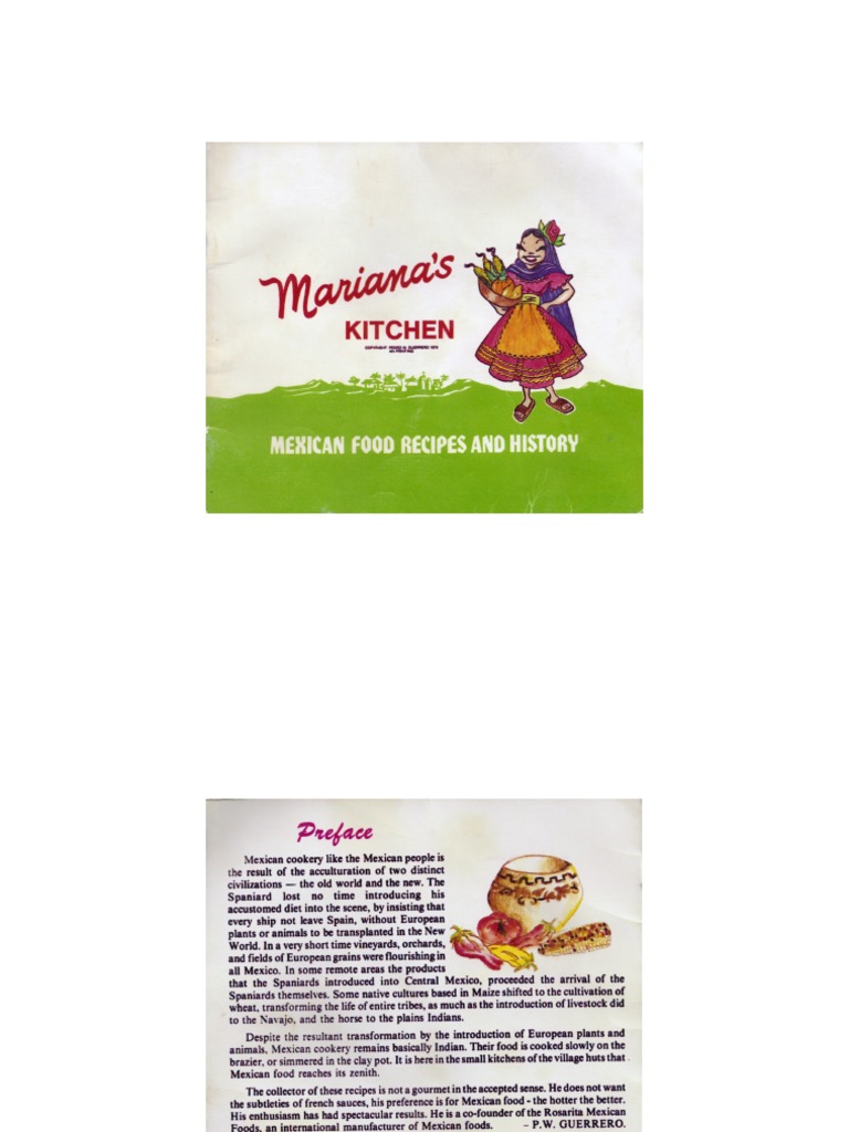Tia Mariana's Kitchen - Mexican Food Recipes and History-Tia Mariana ...