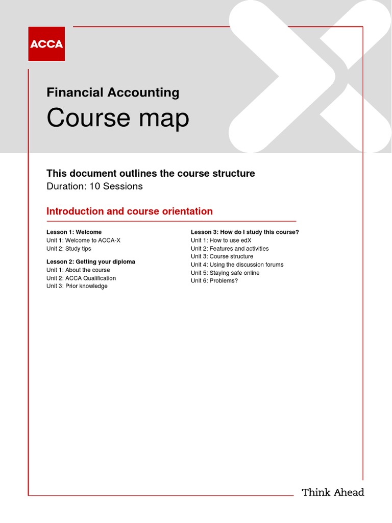Course Map FA | PDF | Depreciation | Financial Accounting