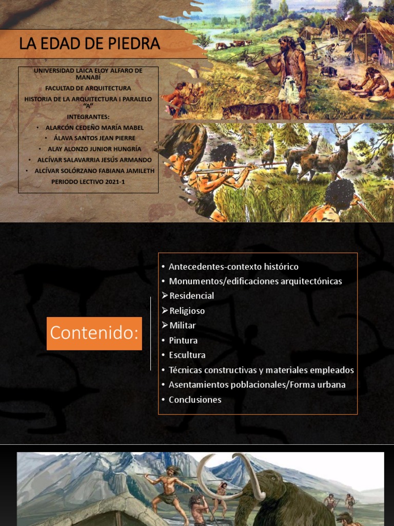 Edad de Piedra | PDF | Paleolítico | Neolítico