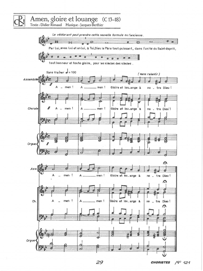 Amen Doxologie | PDF