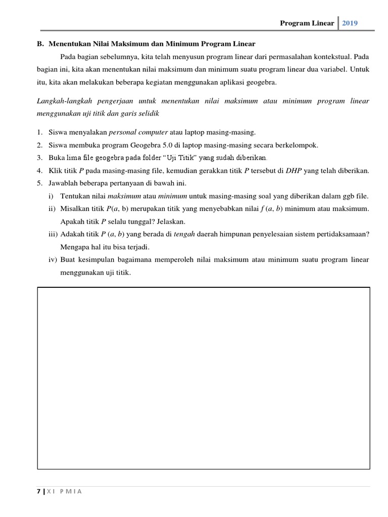 Pertemuan 2 (Program Linear) | PDF