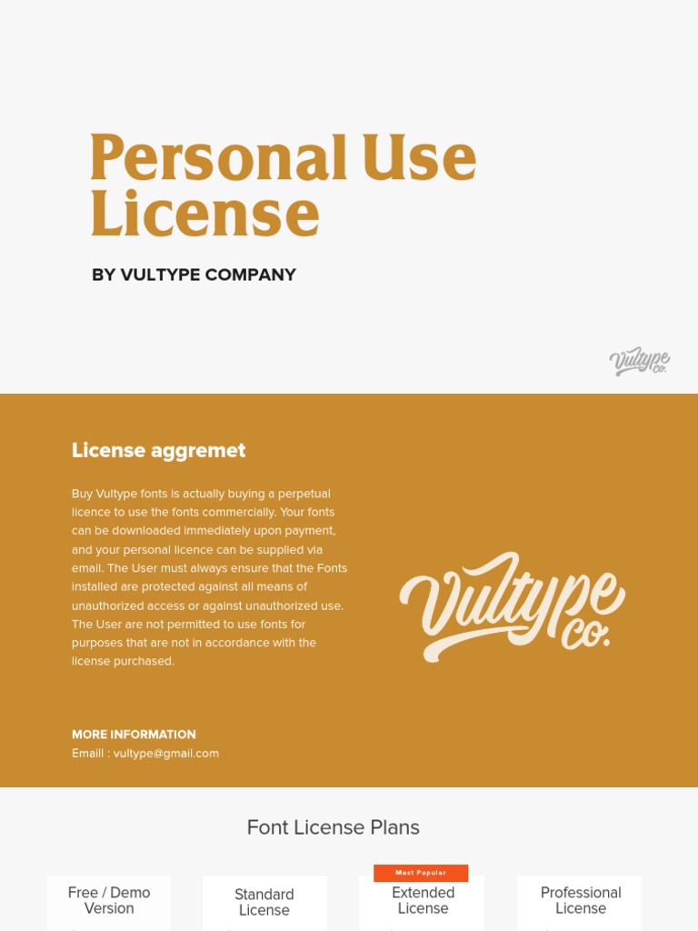 Important! - Personal Use License | PDF
