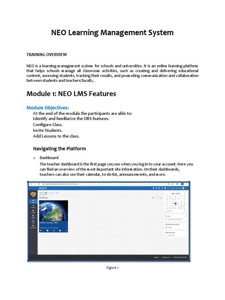 NEO LMS Training Overview | PDF | Software | Computing