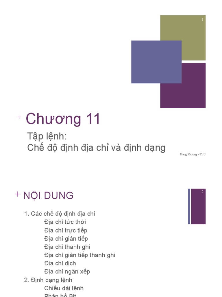 CH11-Che Do Dinh Dia Chi | PDF