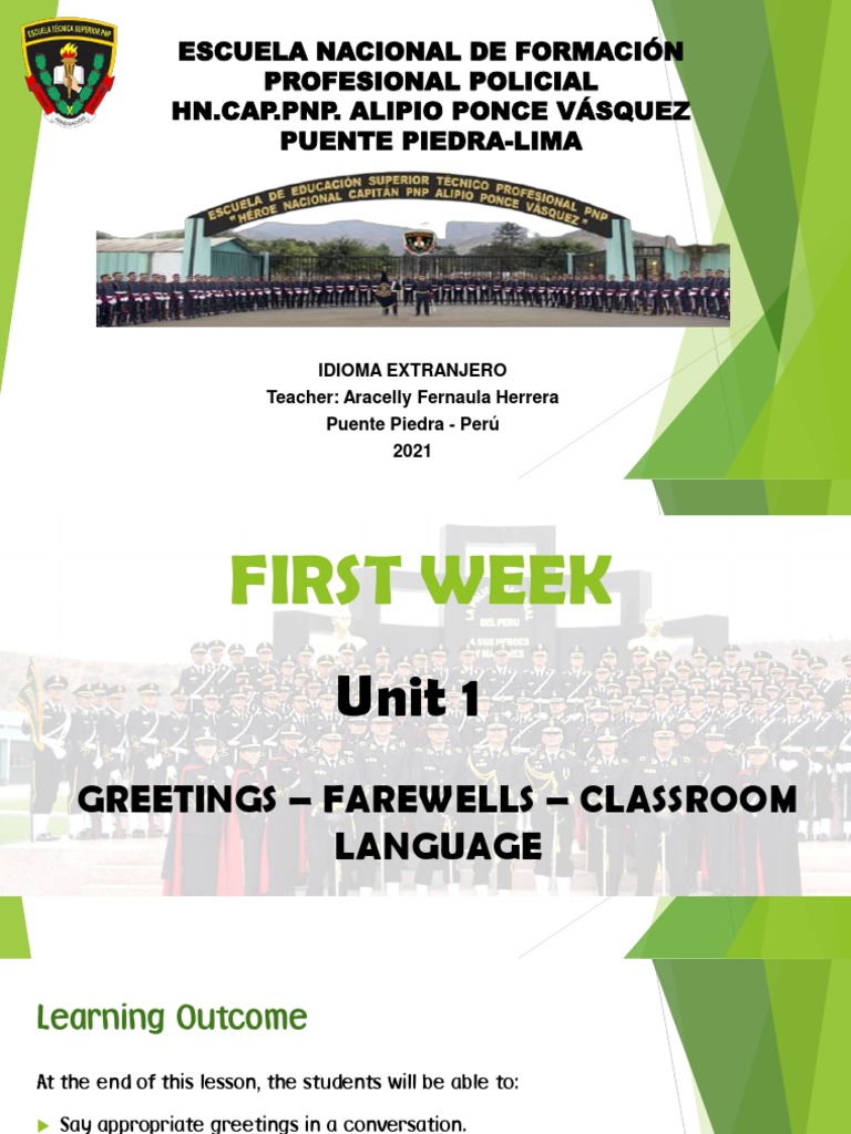 Week 1 - English Ii - Introduction | PDF | Communication