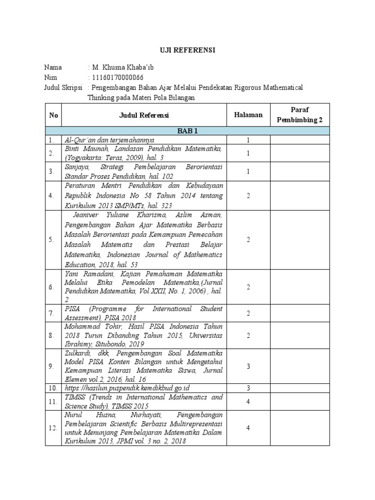 Pengembangan Bahan Ajar RMT Pola Bilangan | PDF | Karier & Perkembangan ...