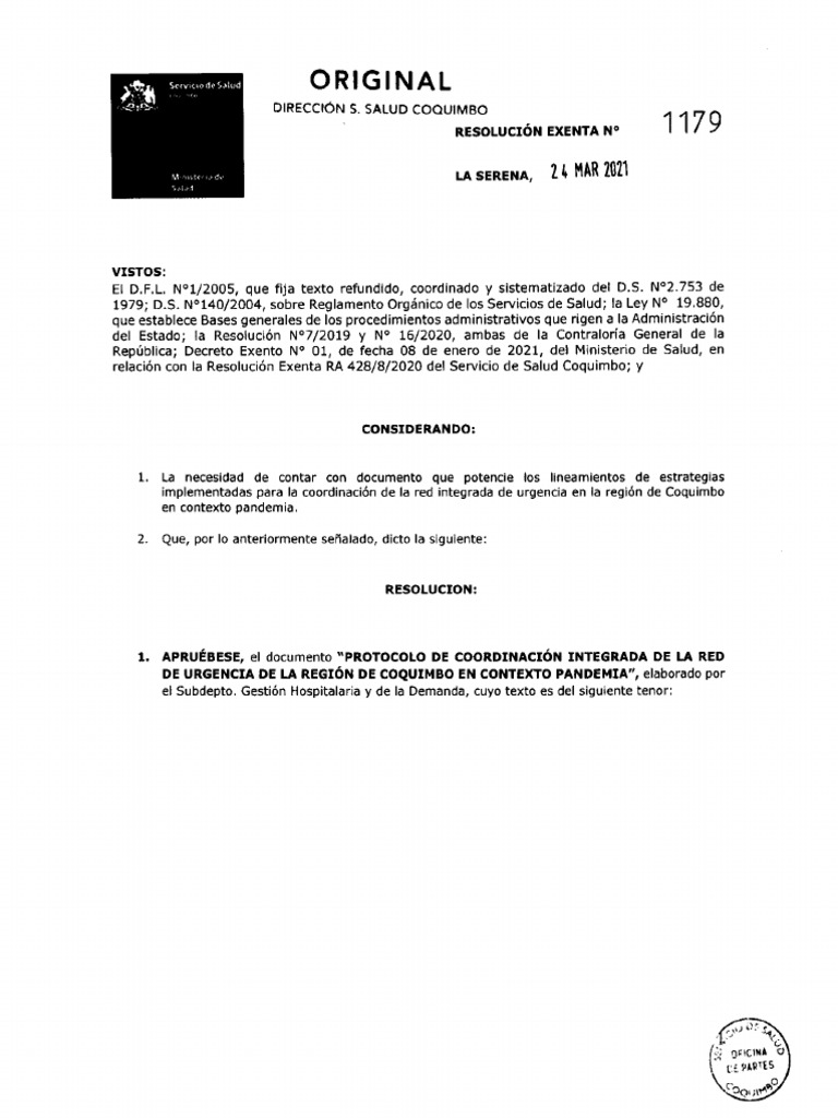 Protocolo CIRU Versión 2 | PDF