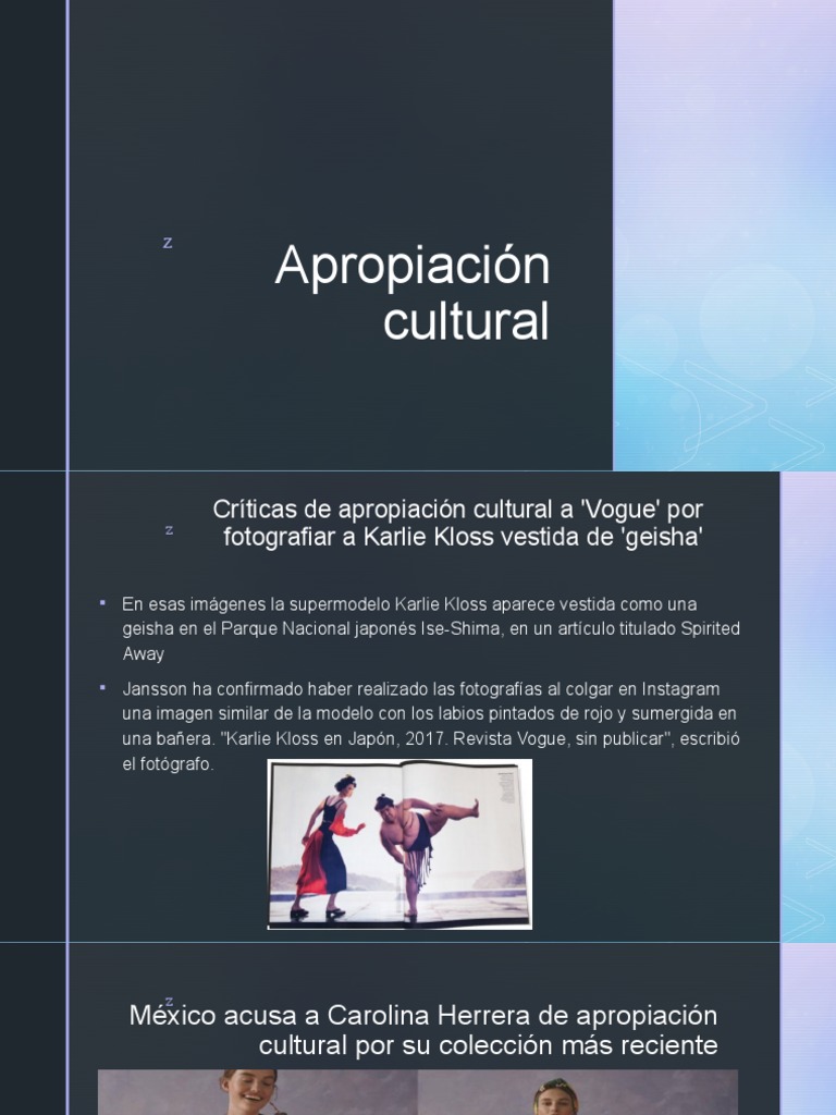 Críticas de Apropiación Cultural en Moda y Marcas | PDF | Política ...