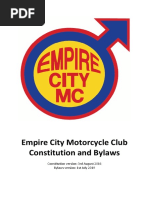 Motorcycle Club Bylaws | PDF | Presidents Of The United States ...