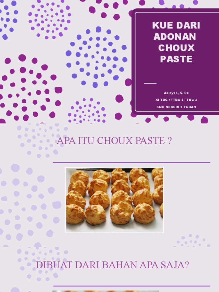 Choux Paste | PDF
