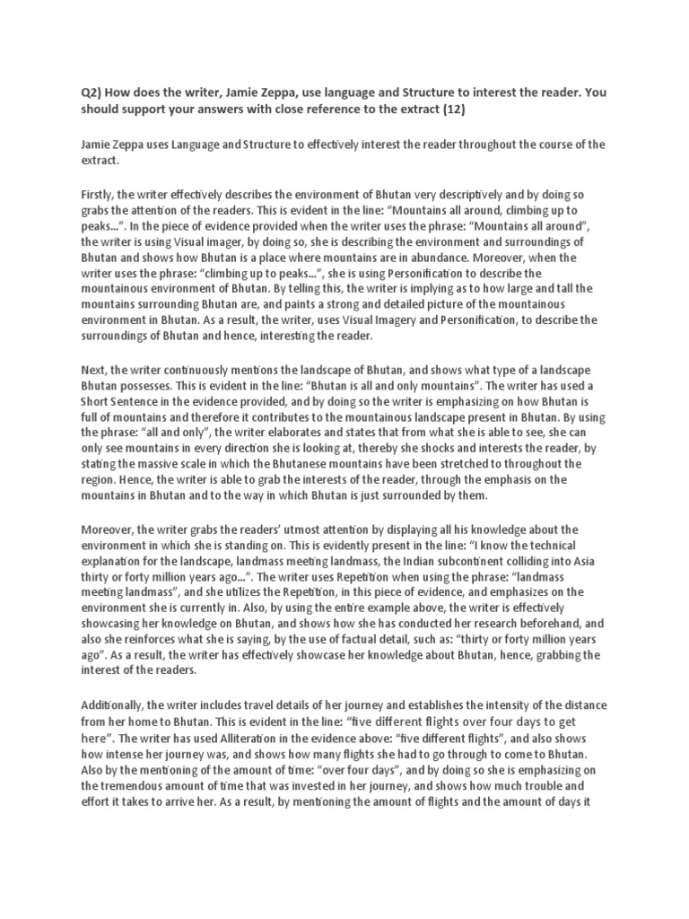 Analyzing Jamie Zeppa's Bhutan Journey | PDF | Bhutan