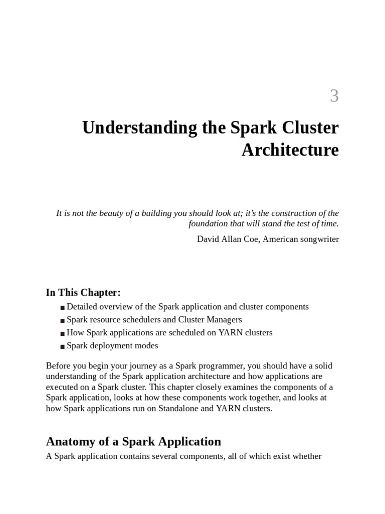 Understanding The Spark Cluster Architecture: Anatomy of A Spark ...