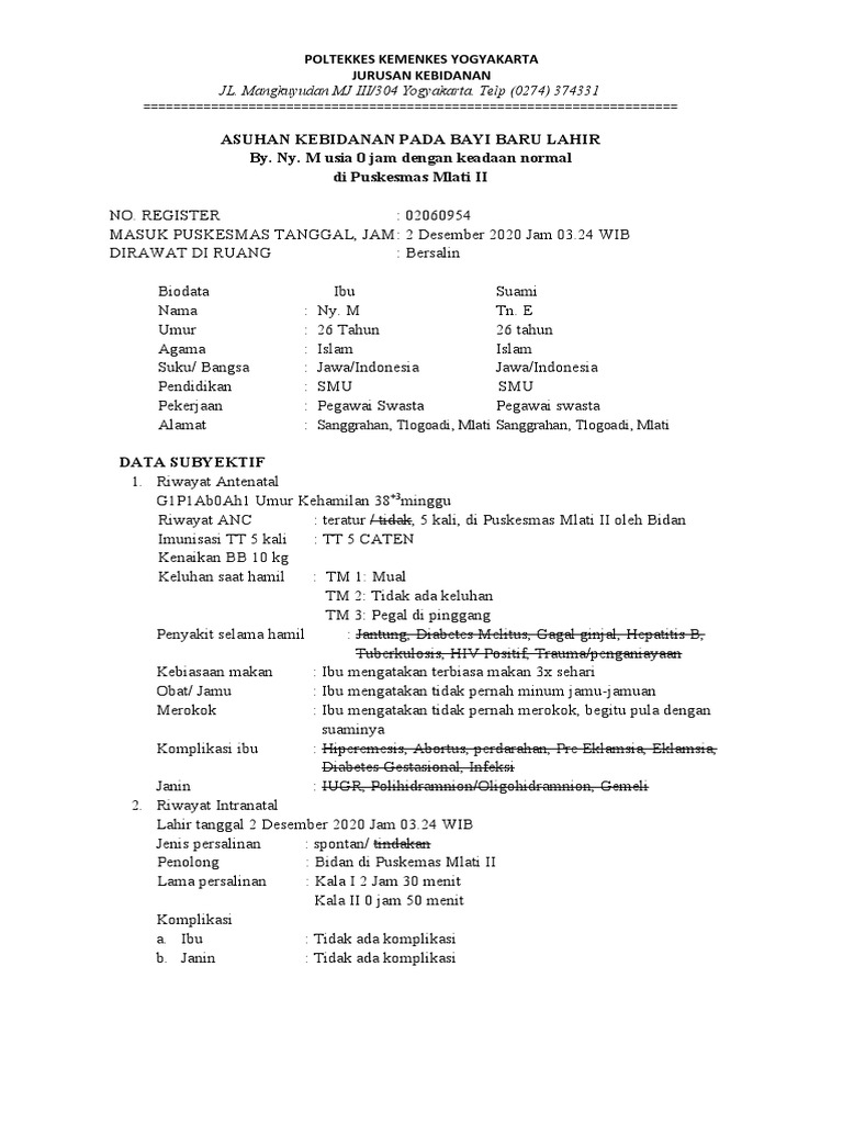 Askeb BBL Normal | PDF | Pengembangan Diri | Kesehatan Holistik