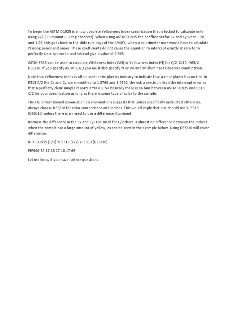 Difference Between D1925 and E313 YI | PDF