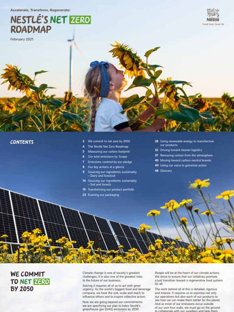 Nestle Net Zero Roadmap en | PDF | Carbon Footprint | Agriculture