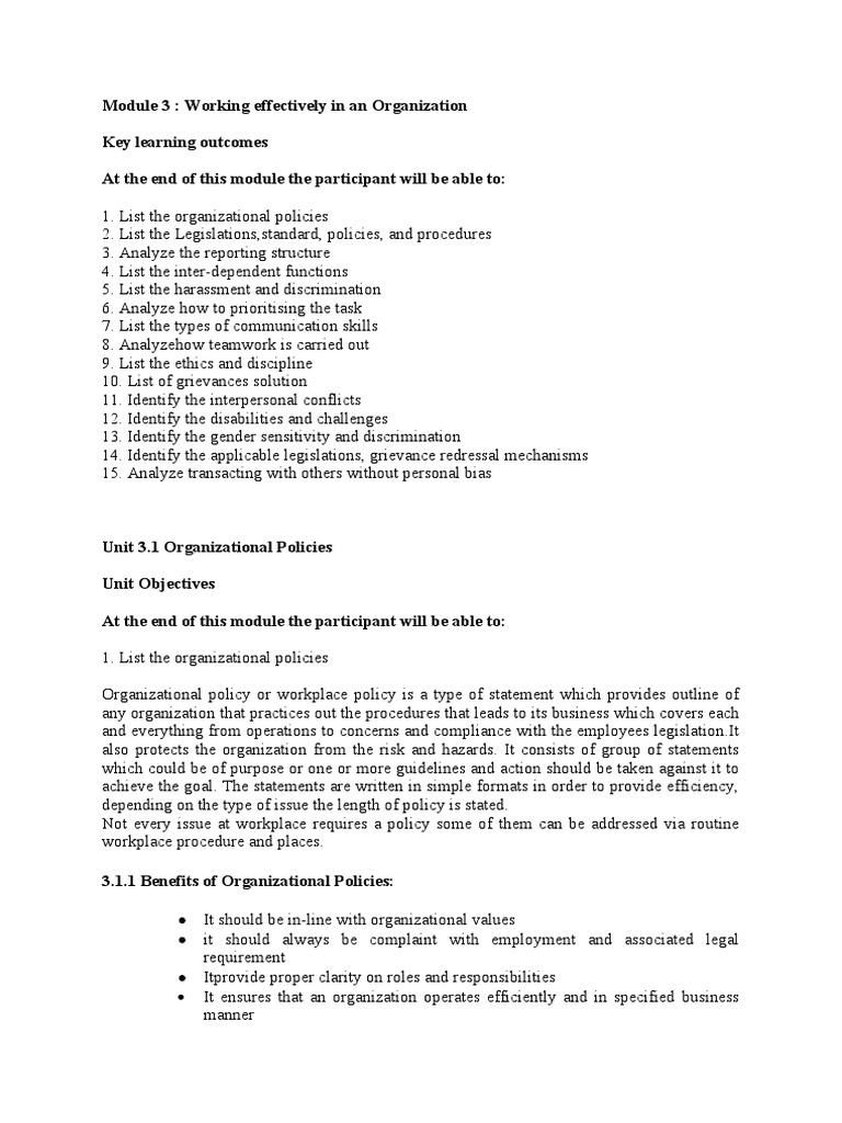 Module 3 | PDF | Sexual Harassment | Discrimination