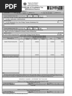 Bir Form 2307 Sample | PDF | Withholding Tax | Corporate Tax