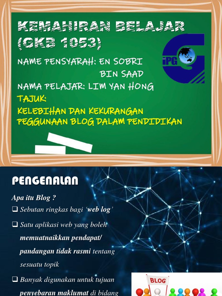 Kelebihan & Kekurangan Penggunaan Blog Dalam Pendidikan | PDF