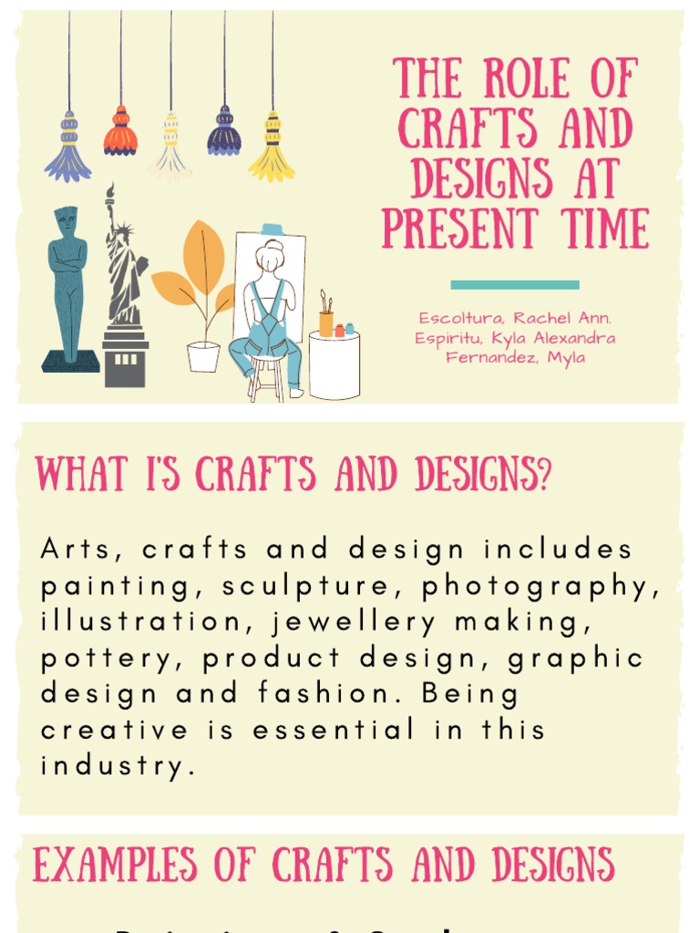 Importance of Crafts and Designs Today | PDF | Design | The Arts
