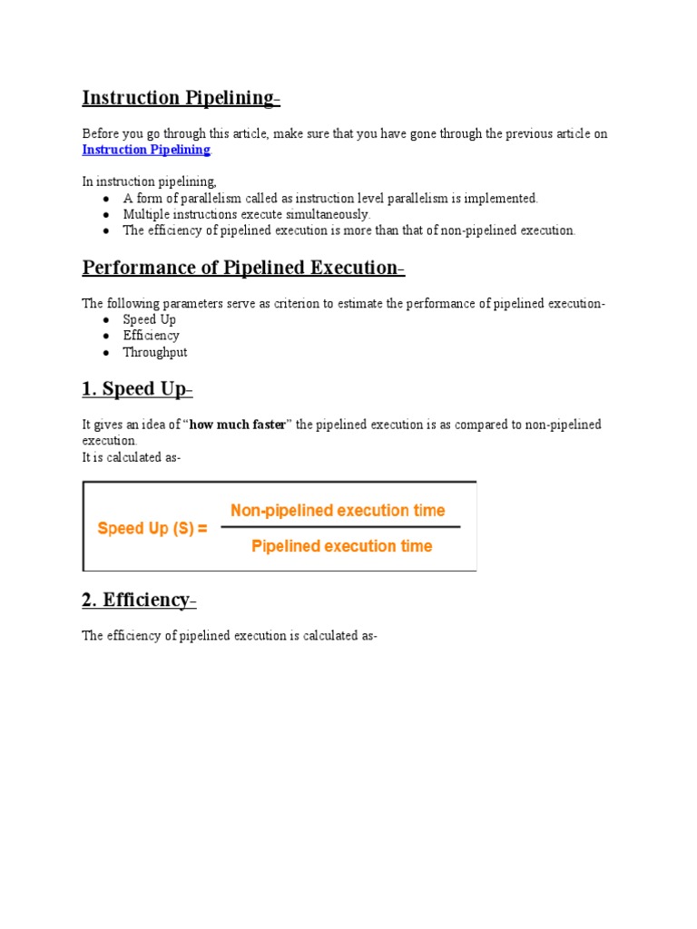7.1 Instruction Pipelining | PDF | Central Processing Unit | Computer ...