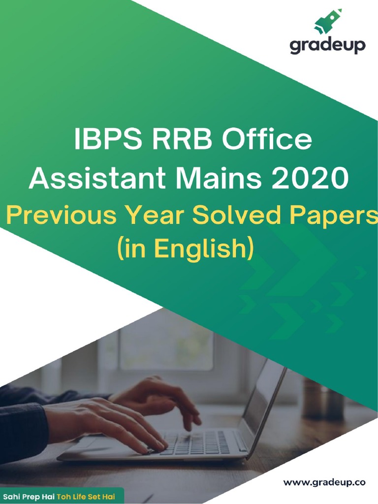 Ibps RRB Office Assistant Mains Question Paper 2020 24 | PDF | Nature