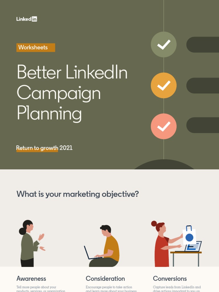 LinkedIn Ad Campaign Planning Guide | PDF | Linked In | Websites