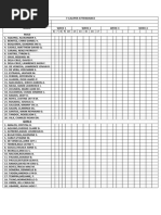 Master Grading Sheet | PDF