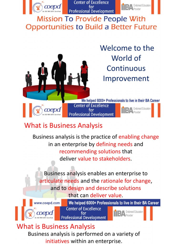 Coepd Ba | PDF | Business Analysis | Class (Computer Programming)