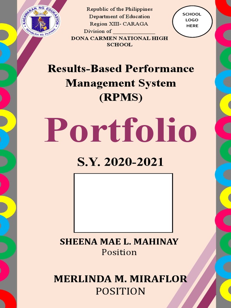 Portfolio: Results-Based Performance Management System (RPMS) | PDF | Educational Technology ...