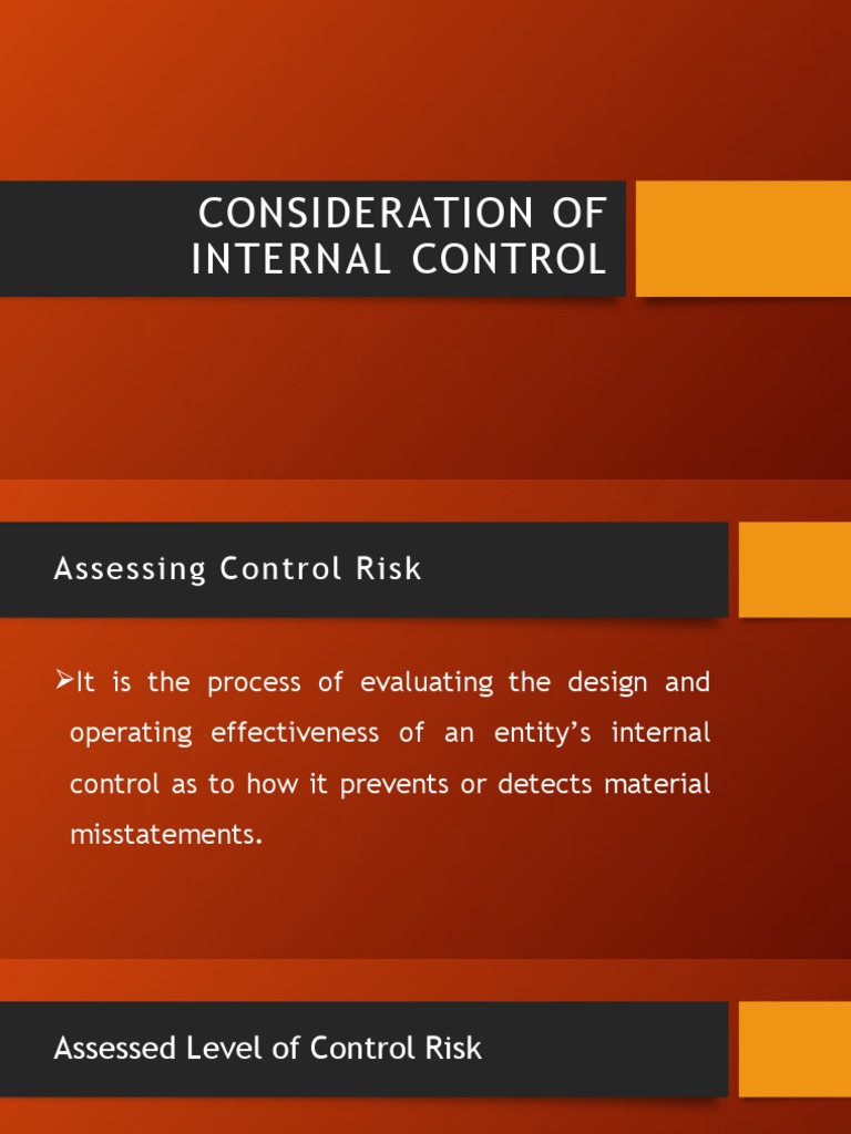 Consideration of Internal Control | PDF | Internal Control | Business