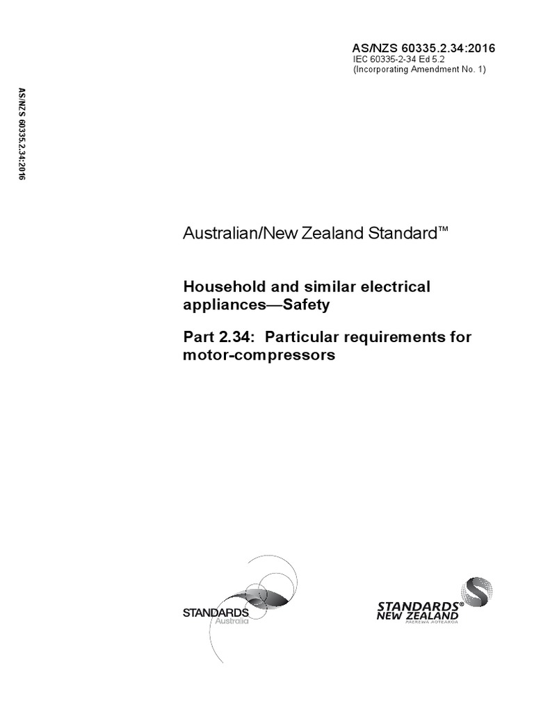 Australian/New Zealand Standard | PDF | International Electrotechnical ...